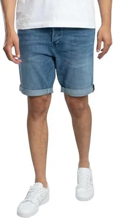 Replay Short en jean pour hommes RBJ 901 Tapered-Fit mit Comfort Stretch, Medium Blue 009 (Blau), 33