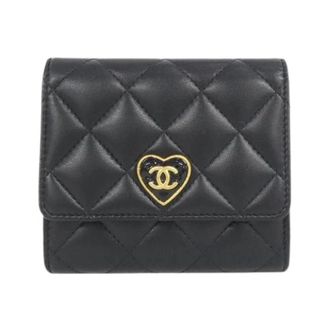 Chanel Pre-owned Leder Portemonnaies - - Pre-owned - Damen - Schwarzk - ONE SIZE