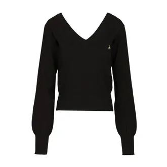Vivienne Westwood Femme, Pulls, Noir, Taille: 38 FR Maille