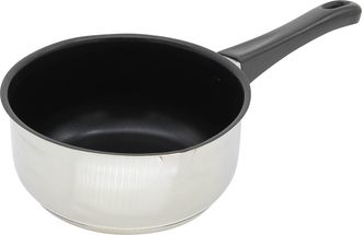 Krüger Krüger 2016B Stieltopf mit Ausguss und Antihaftbeschichtung, 16 cm, Edelstahl, 14 cm