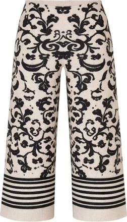 Liu Jo Femme, Pantalons, Beige, Taille: 40 FR Pantalon Large Court