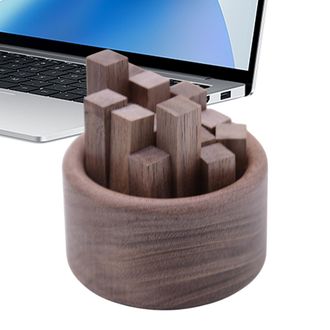 Generic Duftdiffusoren f&uuml;r Zuhause - Duftdiffusor, nat&uuml;rlicher Lufterfrischer aus Holz, wiederverwendbarer Aromaspender, Halter f&uuml;r &auml;therische &Ouml;le | Elegantes