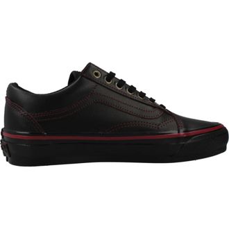 Vans Old Skool Leder Sneakers - - Shoes - Herren - Schwarzk - 39 EU