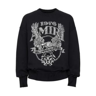 Amiri Herren, Sweatshirts & Hoodies, Schwarzk, MGr&ouml;&szlig;e