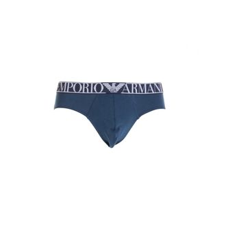 Emporio Armani Homme, Sous-vêtements, Bleu, Taille: M Slip Bleu Modèle Élégant