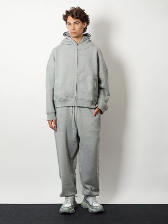 Entire studios Unisex Eternal Zip Cotton Sweatshirt Grey Sweatshirts Sweater