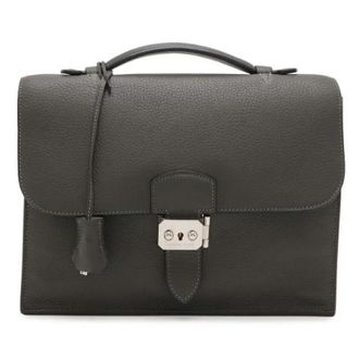 Herm&egrave;s Pre-owned Sac a Depeches27 Togo Briefcase - - Pre-owned - Damen - Grau - ONE SIZE