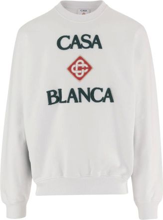 Casablanca Homme, Sweatshirts et sweats &agrave; capuche, Blanc, Taille: XL SweaT-shirts