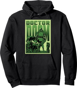 MARVEL Super Villains Doctor Doom Gargoyle Vintage Comic Art Pullover Hoodie