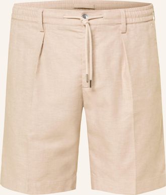 Profuomo Profuomo Shorts Mit Leinen beige