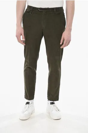 Paolo Pecora Corduroy Chinos With Single Pleat size 48