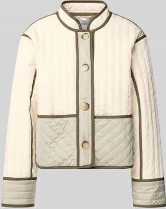 Comma Jacke mit Stehkragen und Knopfleiste