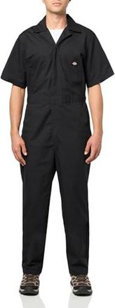 Dickies Short-Sleeve Coverall Combinaison, Noir XL, S/Taille Courte Homme
