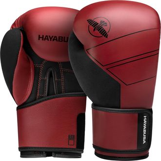 Hayabusa S4 Boxhandschuhe m&auml;nner Damen aus echtes Leder - Rot, 12oz