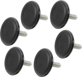 Valiclud 6 Stück Teiliges Höhenverstellbare Möbel füße aus Schraubgewinde Stabile Möbelfüße für Unebene Böden Verstellbare Tisch Stuhl Schrankfüße Einfache Mon