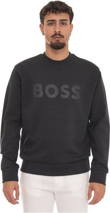 HUGO BOSS Homme, Sweatshirts et sweats &agrave; capuche, Bleu, Taille: 2XL Salbo Crewneck sweatshirt
