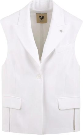 Aniye By Bella Gilet - - Jackets - Damen - Wei&szlig; - M