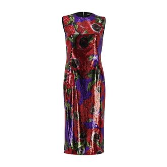 Dolce & Gabbana Anemonen Paillettenkleid - - Dresses - Damen - Mehrfarbig - M