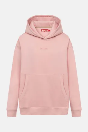 Derbe Derbe Hoodie Moin X Damen Rosa Kapuzenpullover