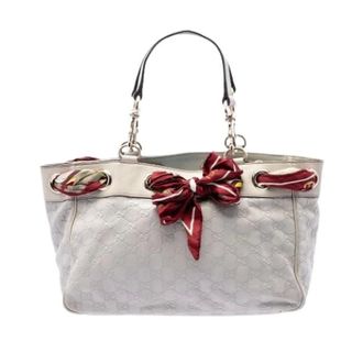 Gucci Sac Cabas Pre-owned Positano - Femme - Pre-owned - Blanc - Taille: ONE Size