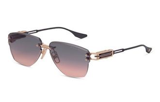 Dita Eyewear HYPERLUX-2000 Lunettes de soleil unisexes or rose - Bleu - Iron noir / gris &agrave; taille unique