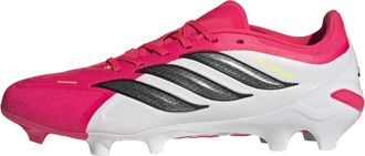 adidas Unisex Predator League Firm Ground Football Boots, Lucid red/core Black/FTWR White, 48 2/3 EU