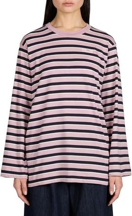 Baum Und Pferdgarten T-shirt manches longues &agrave; rayures