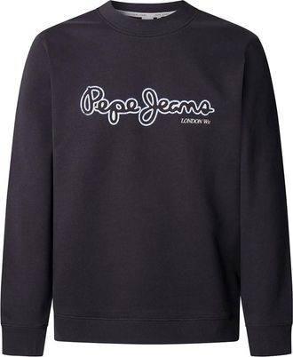 Pepe Jeans London Herren Dorian Crew Sweatshirt, Black (schwarz), XL