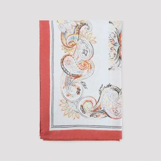 Etro Etro T&uuml;cher & Schals - Square Silk Scarf - Gr. unisize - in Wei&szlig; - f&uuml;r Damen