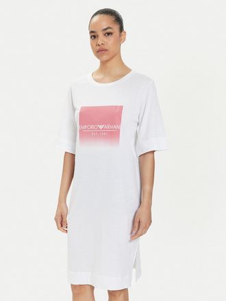 Emporio Armani Kleid für den Alltag 164687 4R255 00010 Weiß Relaxed Fit