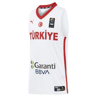 Puma T&uuml;rkei Basketball Team Trikot, Accessoires, Wei&szlig;, 3XL