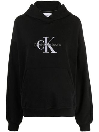 Calvin Klein TEEN Hoodie mit Logo-Print - Schwarz