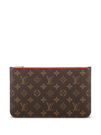 Louis Vuitton Clutch mit Monogramm - Braun
