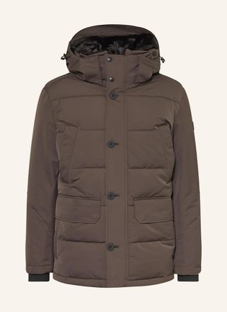 Strellson Parka Plaza 2.0 Mit Kunstpelz braun