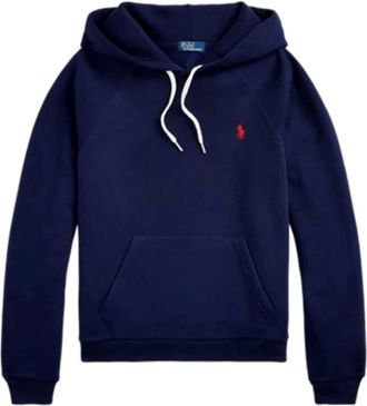 Ralph Lauren Femme, Sweatshirts et sweats &agrave; capuche, Bleu, Taille: 42 FR Shrunken Fit Fleece Sweat &agrave; capuche