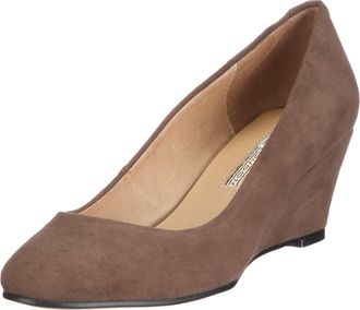 Buffalo London 110-5427 KID SUEDE 115778, Damen Pumps, Grau/SMOKE 01, EU 41