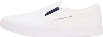 Tommy Hilfiger Herren Vulc Core Slip on Fm0fm05689 Low Top, White (White), 45.5 EU