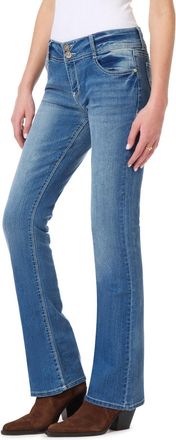 Wallflower Jeans Damen Luscious Curvy Bootcut Mid-Rise Insta Stretch Juniors (Standard und Plus) Jeans, Jenny, 24W / 32L