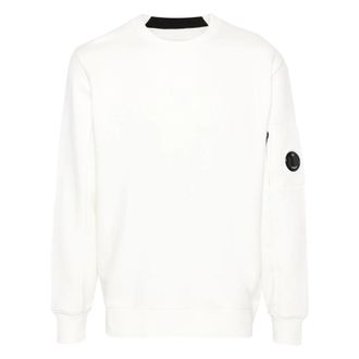 C.P. Company Wei&szlig;e Gaze Crewneck Sweatshirt - - Sweatshirts & Hoodies - Herren - Wei&szlig; - XL