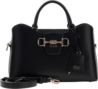 Guess Femme, Sacs, Noir, Taille: ONE Size Janie Girlfriend Satchel