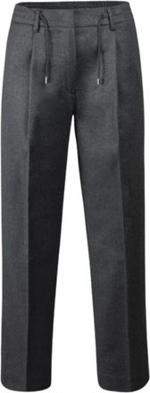 Moorer Femme, Pantalons, Gris, Taille: 36 FR Pantalon Antonia-Lxw