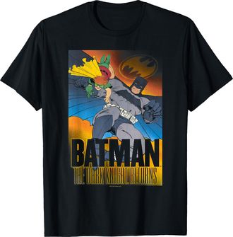 DC Comics Batman Dark Knight Returns T-Shirt, Unisex-Erwachsene, Damen, Schwarz, S, Klassisch, Halbarm, Crew-Ausschnitt