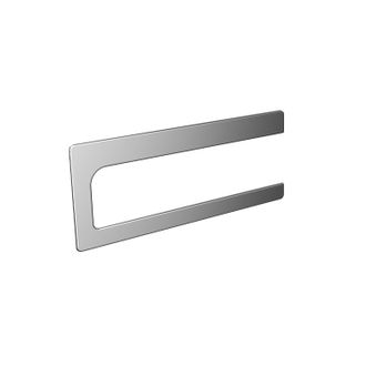 Emco Art Handtuchring Chrom, Handtuchhalter, Wandmontage, Handtuchständer offen, beweglich, Breite 240 mm - 165500101, Grau