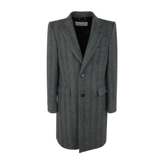 Dries Van Noten Manteau droit - Homme - Manteaux - Gris - Taille: XL