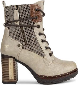 Mustang Jeans Mustang Schnürschuhe 1336-510 Beige