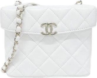 Chanel Sac Mini Bandouli&egrave;re Vintage Pre-owned - Femme - Pre-owned - Blanc - Taille: ONE Size