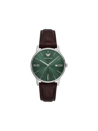 Emporio Armani montre Three-Hand 39 mm - Vert