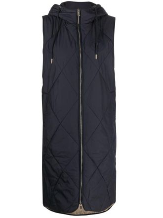 Tommy Hilfiger d&eacute;bardeur Sorona long &agrave; design matelass&eacute; - Bleu