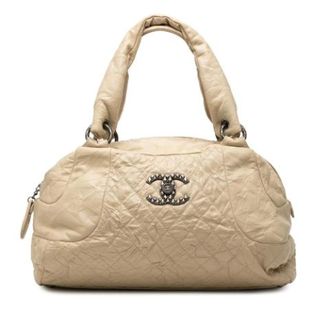 Chanel Pre-owned Vintage Quilted Shoulder Bag - - Pre-owned - Damen - Beige - ONE SIZE