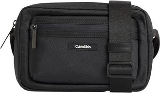 Calvin Klein Sac à Bandoulière Homme Essential Camera Bag avec Fermeture Éclair, Noir (Ck Black), Taille Unique
